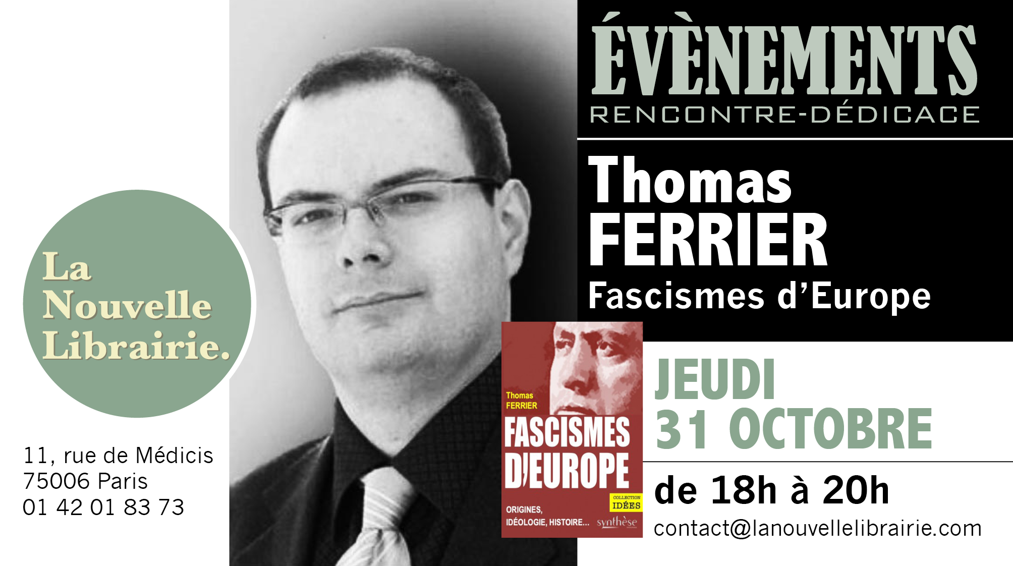 Revue Éléments - Rencontre avec Thomas Ferrier (La Nouvelle Librairie)