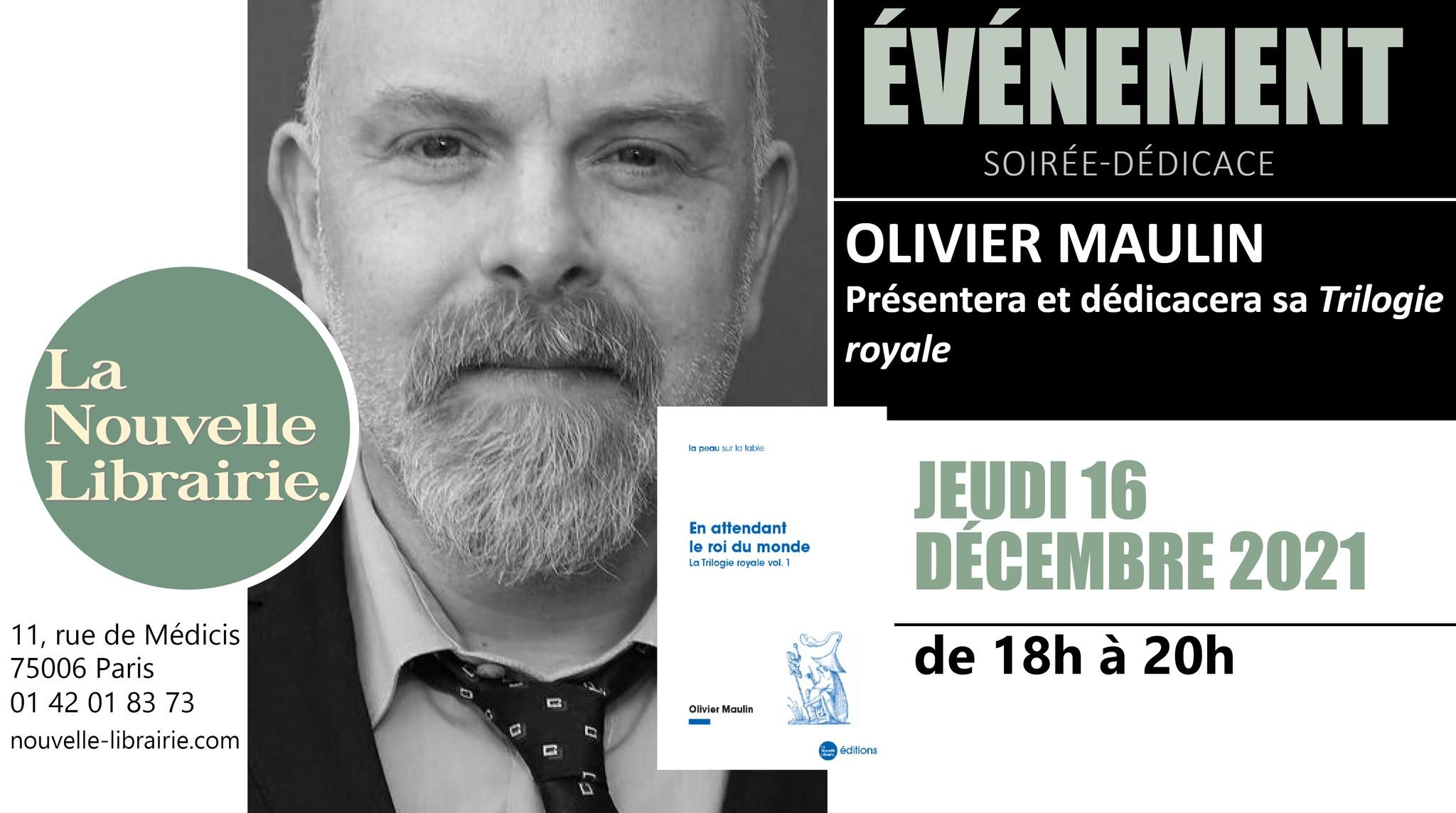 Revue Éléments - Soirée-dédicace Olivier Maulin