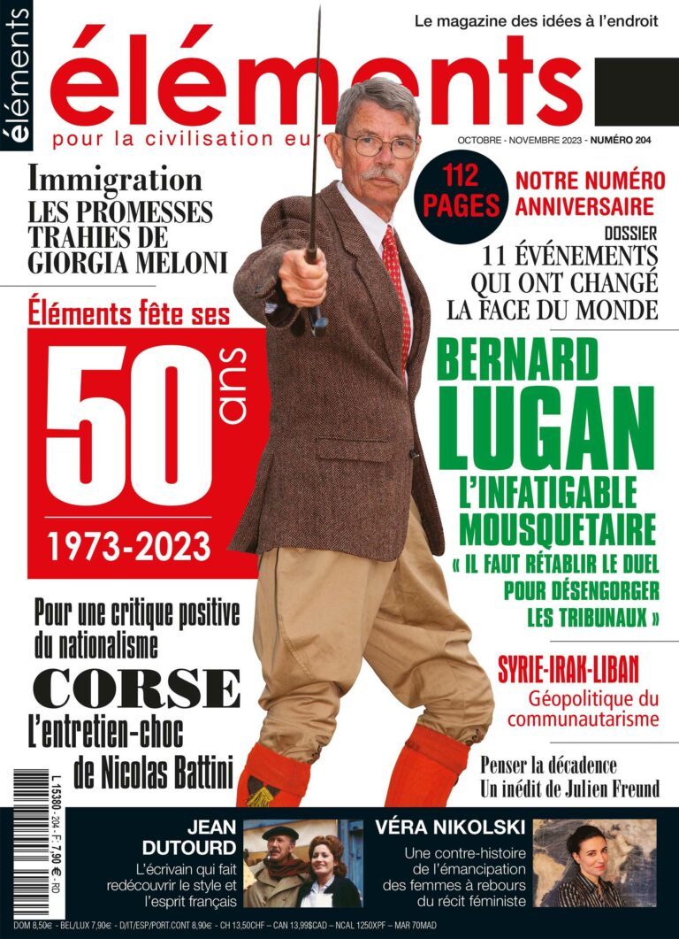 Revue Éléments - Bernard Lugan l'infatigable mousquetaire